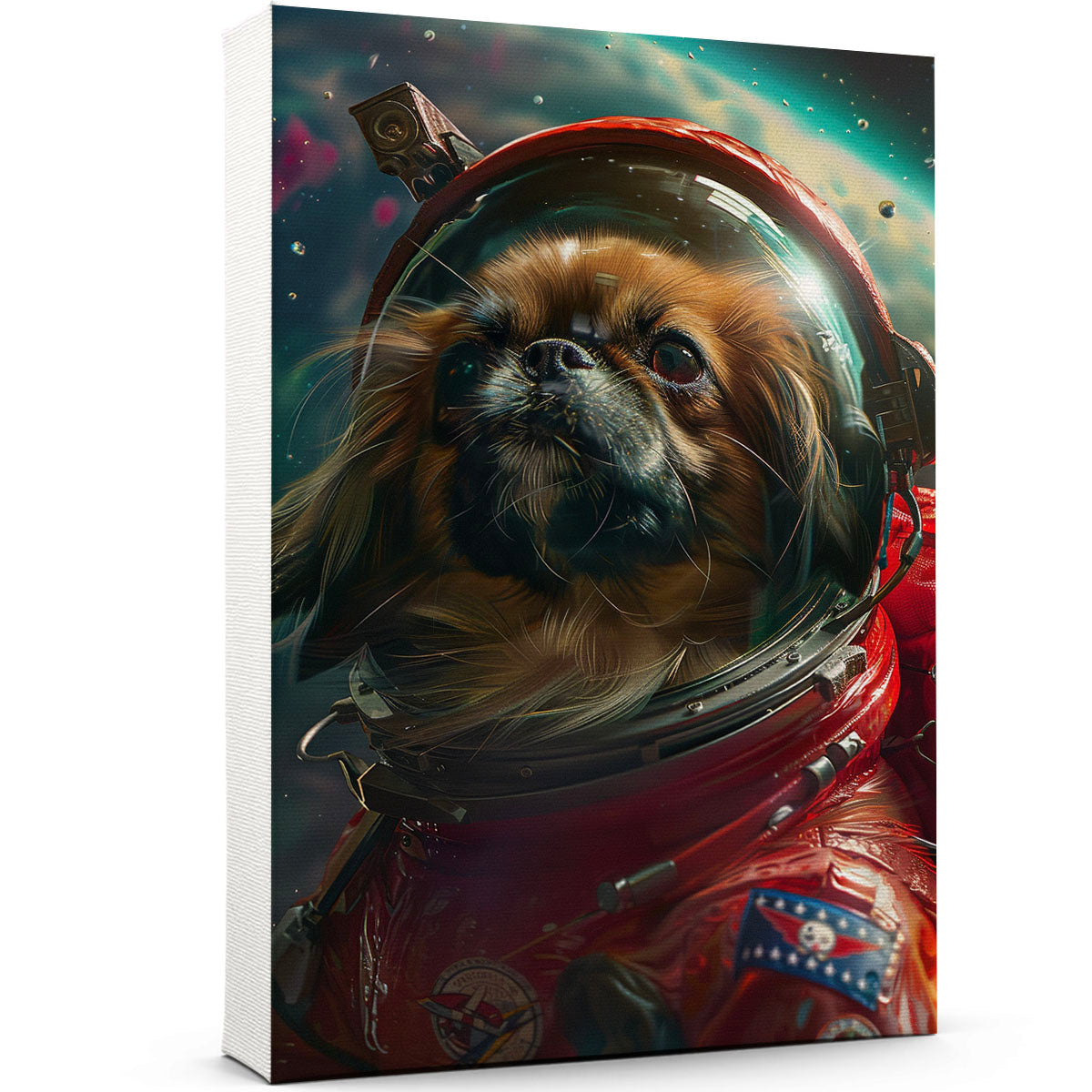 Pekingese Dog Wall Decor - Space Wall Decor - Space Wall Art - Funny ...