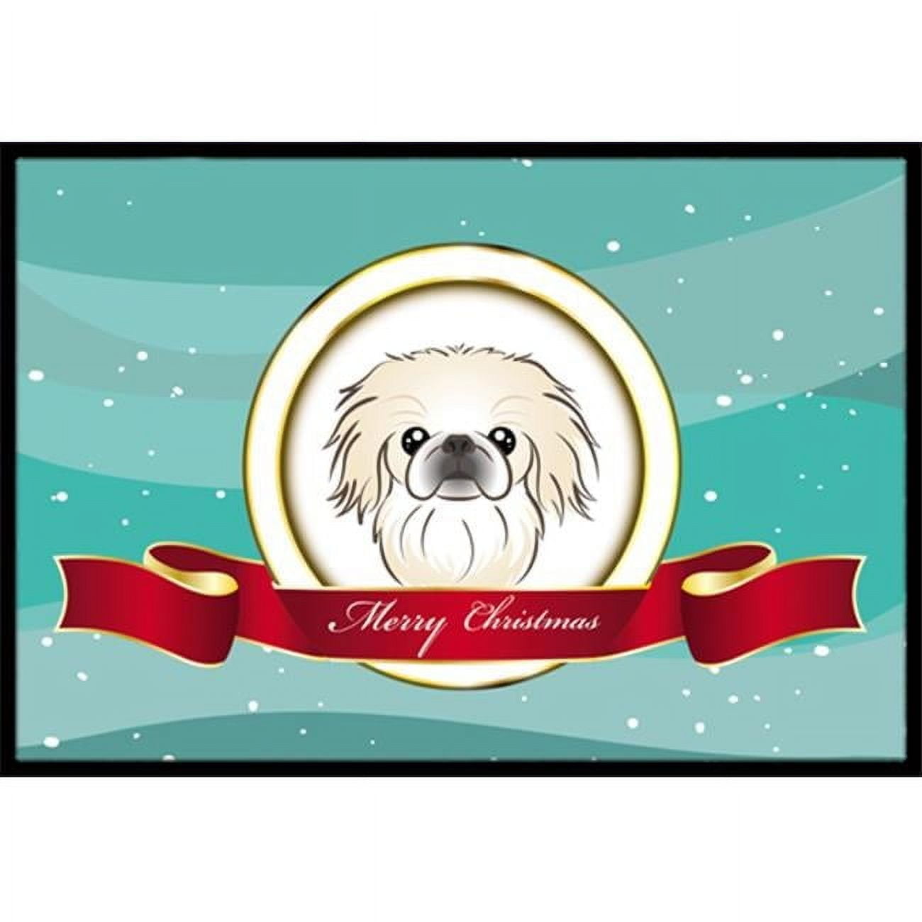 Pekingese Merry Christmas Indoor & Outdoor Mat- - 24 x 36 in. - Walmart.com