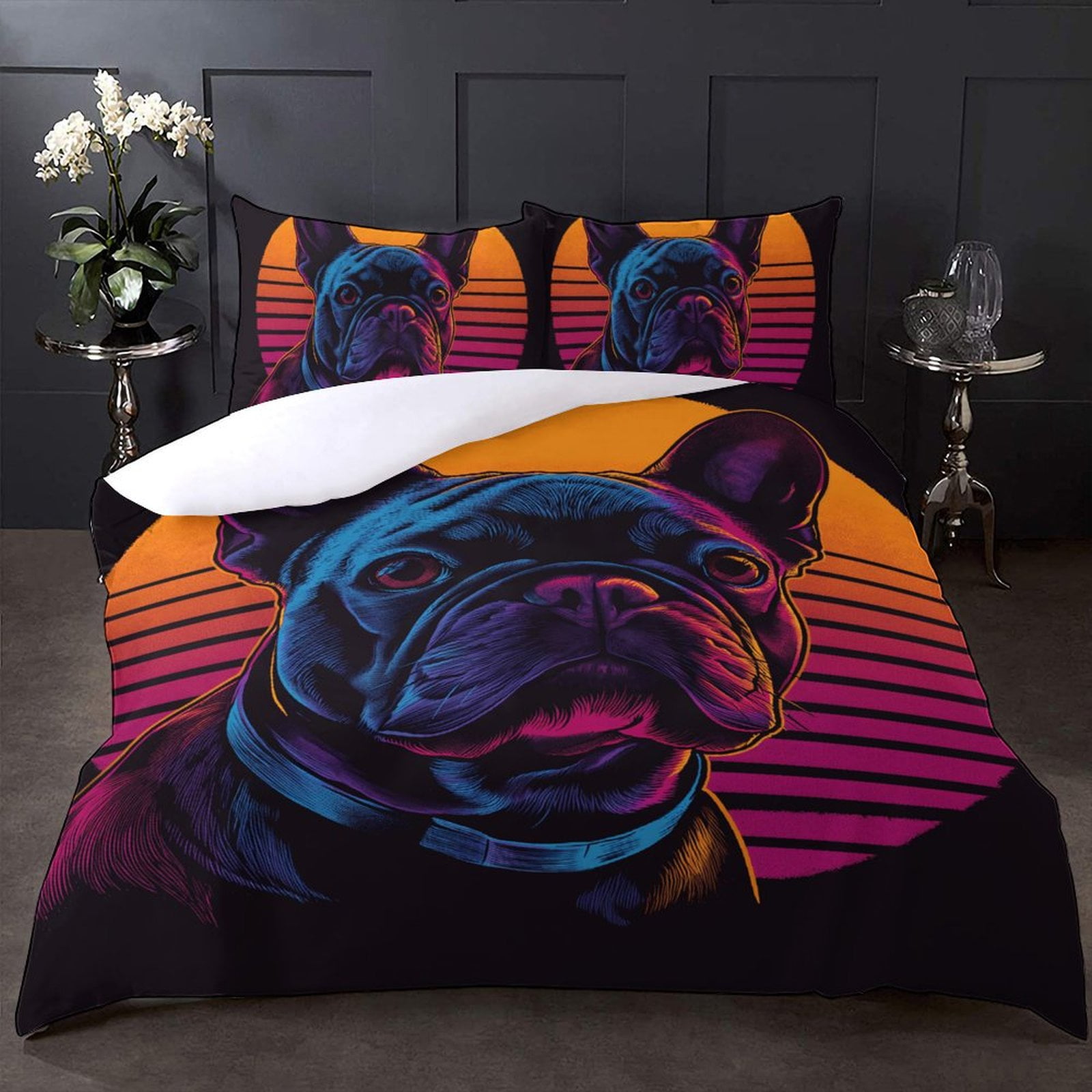 Pekingese Quilt Cover 3D Printed Bedding Set Comforter Covers Duvet ...
