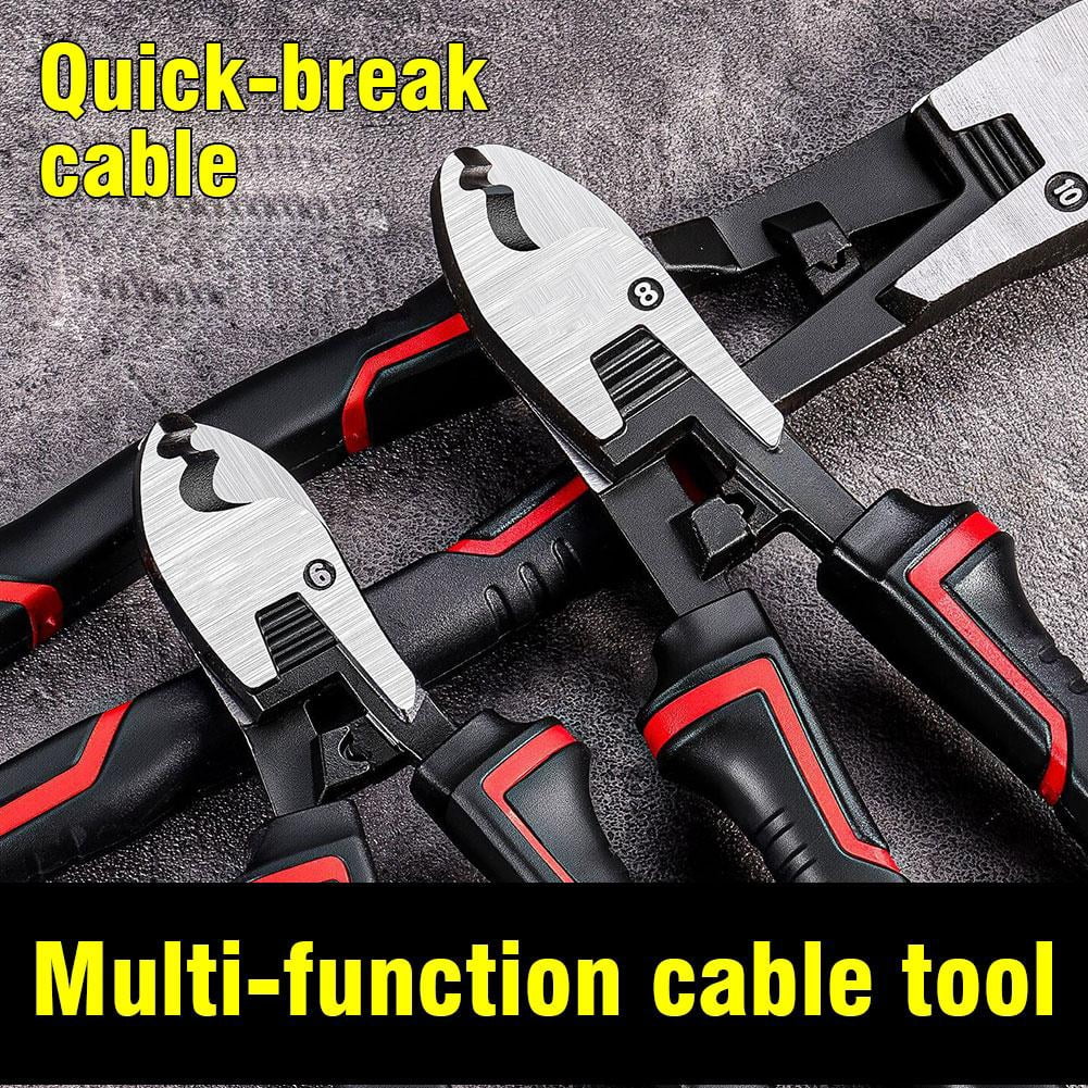 Pekkaxy 4-in-1 Diagonal Cutting Pliers Upgraded Multifunction Heavy ...