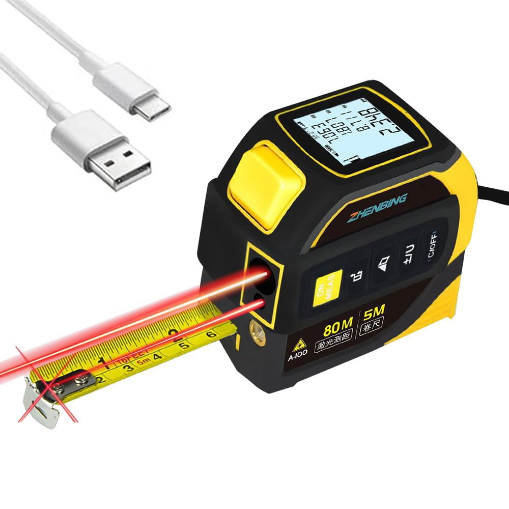 Pekkaxy Almighty Ruler,3-in-1 Infrared Laser Tape Measuring,The ...