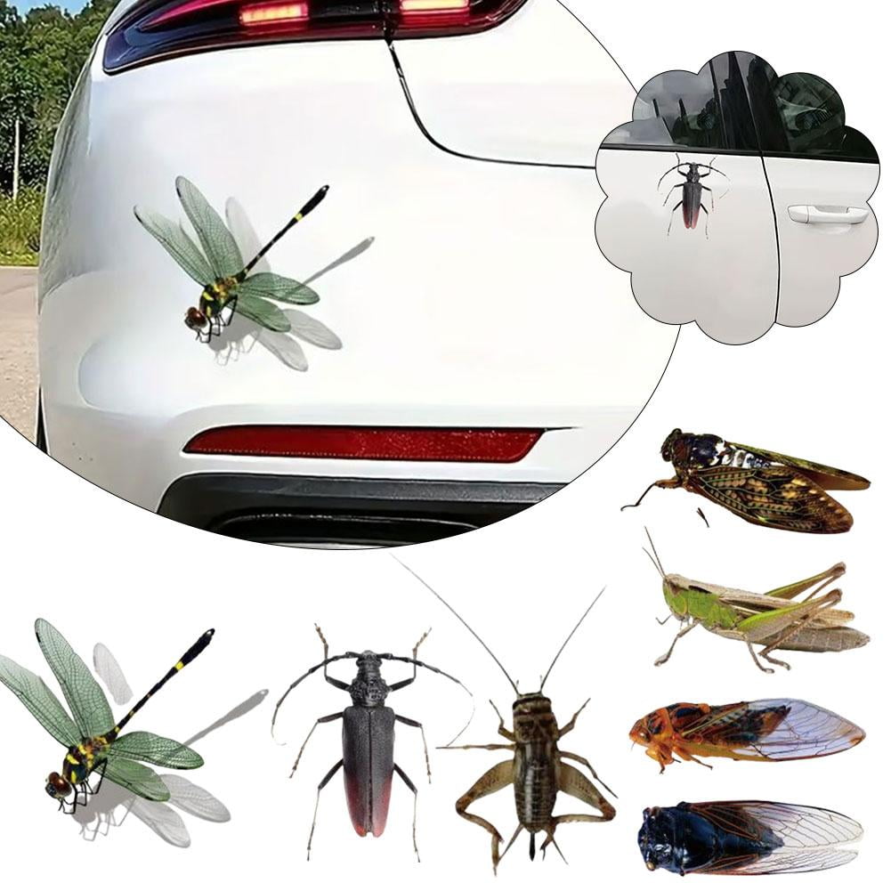 Pekkaxy Dragonfly Car Vinyl Decal, 3D Car Stickers, Realistic ...