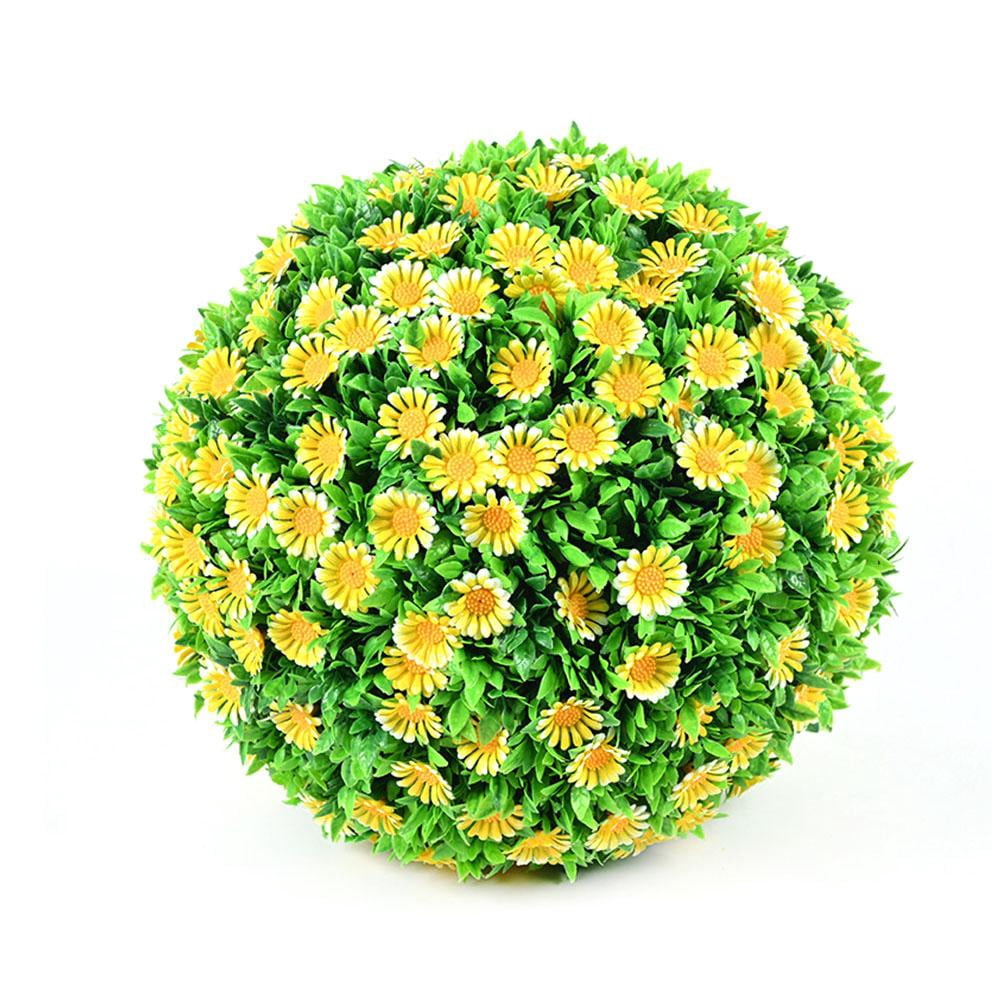 Pekkaxy Faux Mum Garden Spheres, Wicker Park Garden Spheres, UV ...