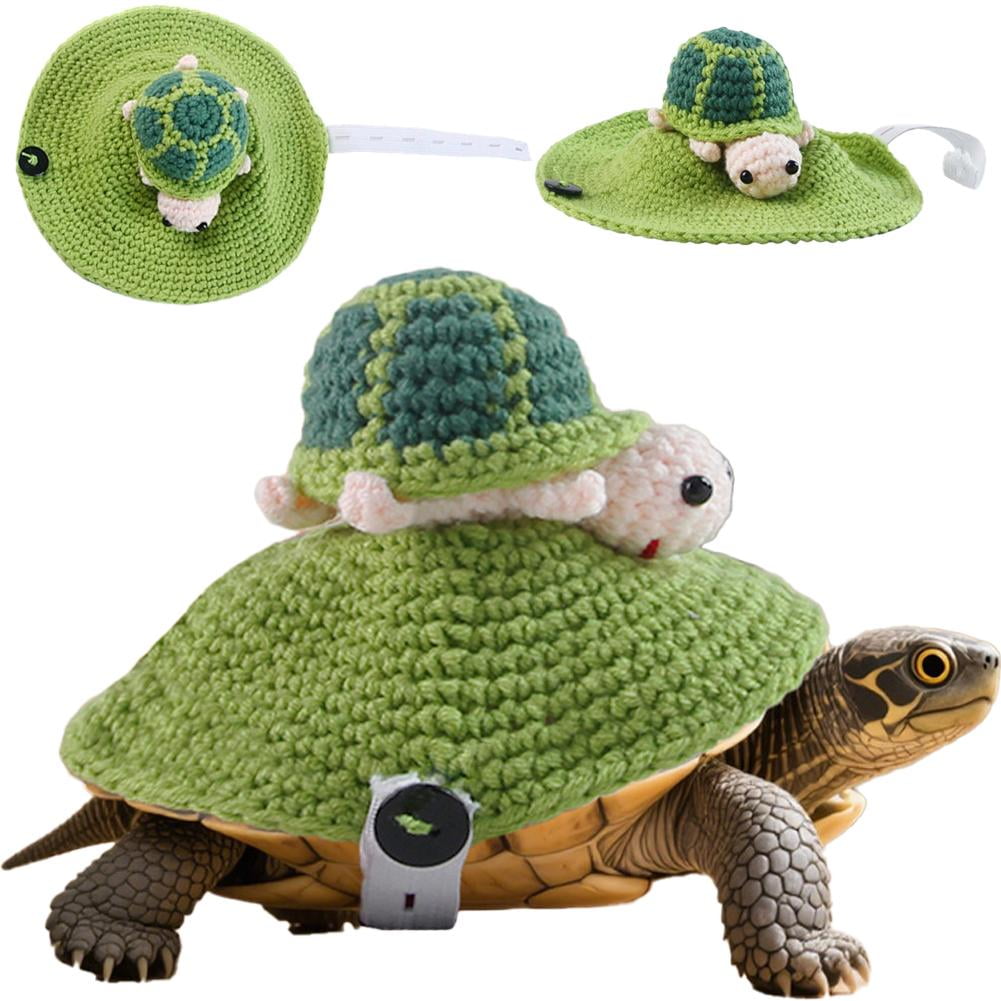 Pekkaxy Knitted Turtle Shell Pet Sweater, One-Piece Hooded Design for ...