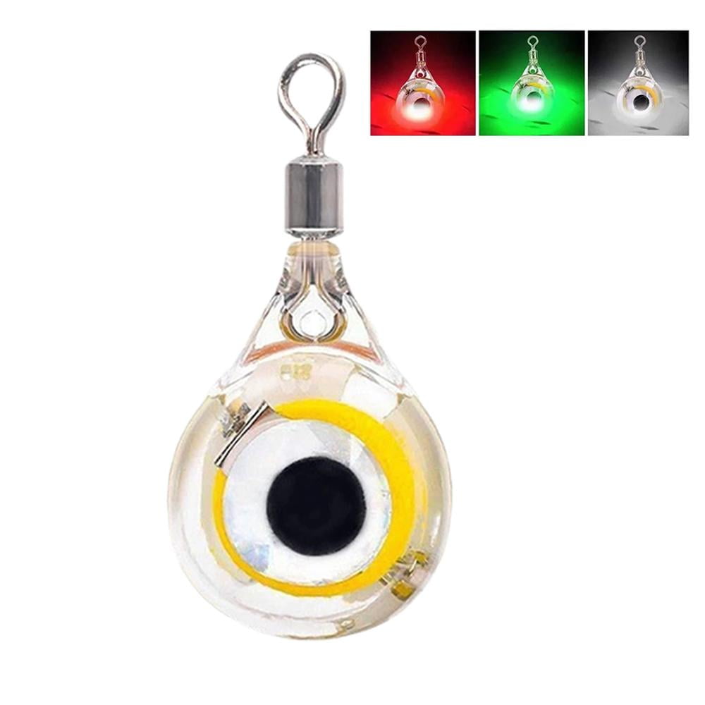 Pekkaxy LED Underwater Fishing Lures, LED Lighted Bait Flasher, Deep ...