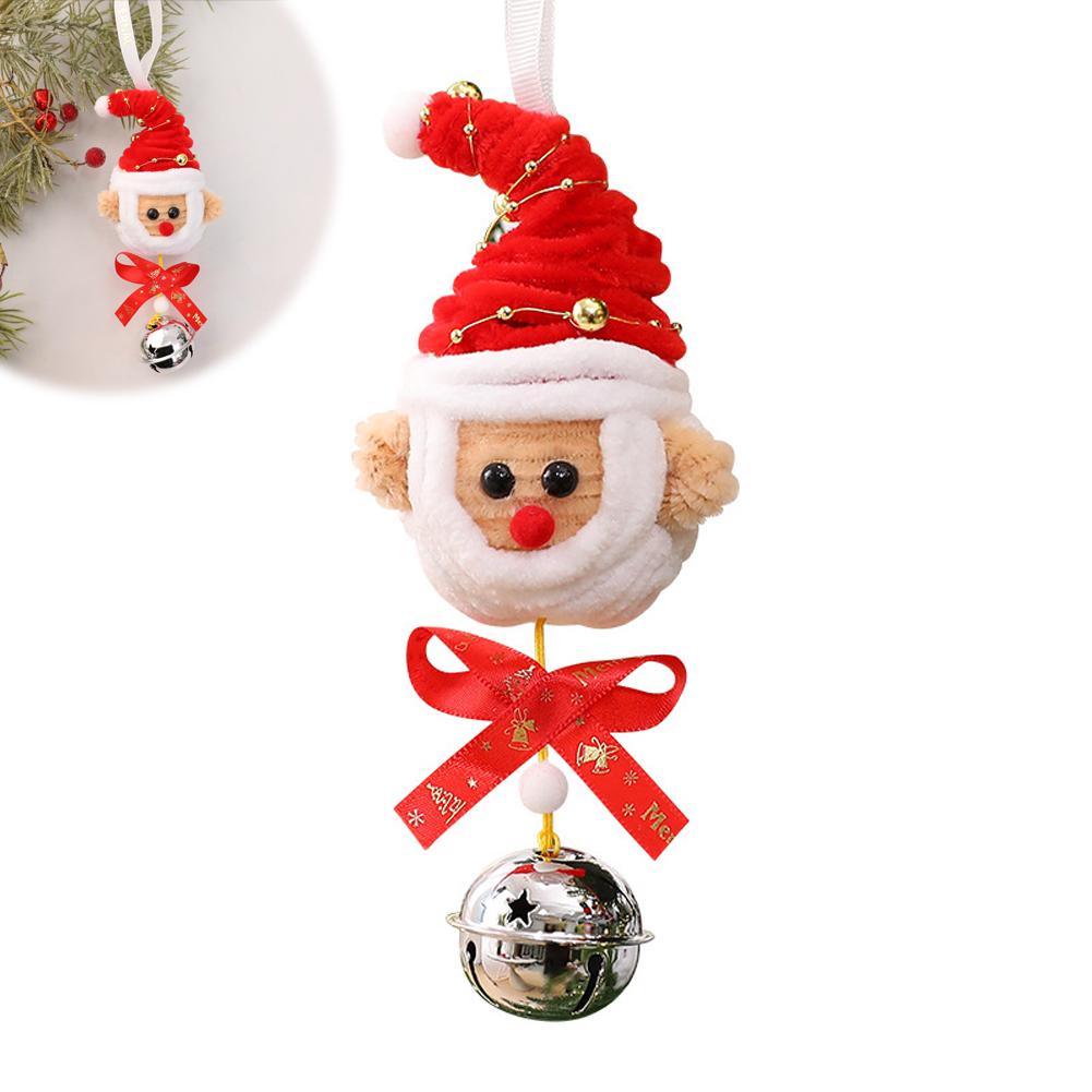 Pekkaxy Mini Christmas Wreath Plush Bouquet,C-hristmas Wreath ...
