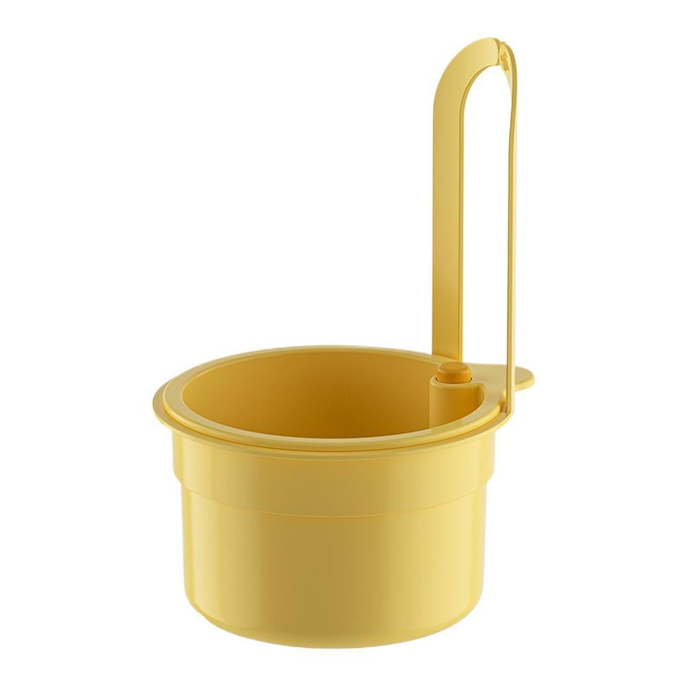 Pekkaxy Push Down Sink Drainer Rack, 5.07" x 5.54" x 7.88", One-Handed ...