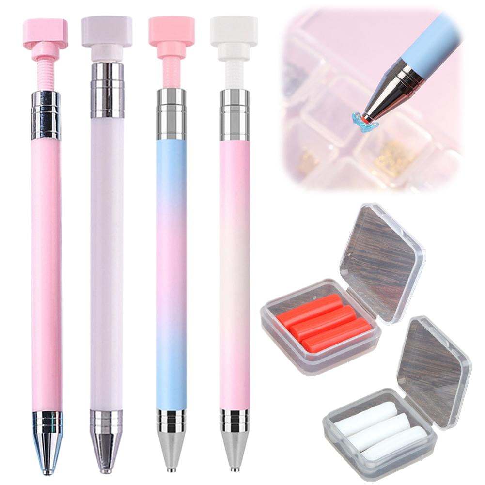 Pekkaxy Rhinestone Picker Wax Pen, Nail Decoration Design Applicator ...
