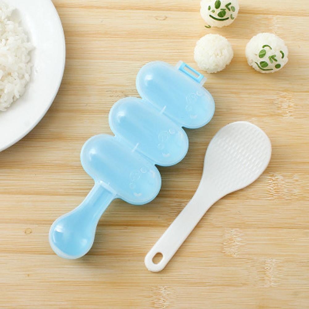 Pekkaxy Rice Ball Shaker Mold Set with 2 Molds & Scoops, Effortlessly ...