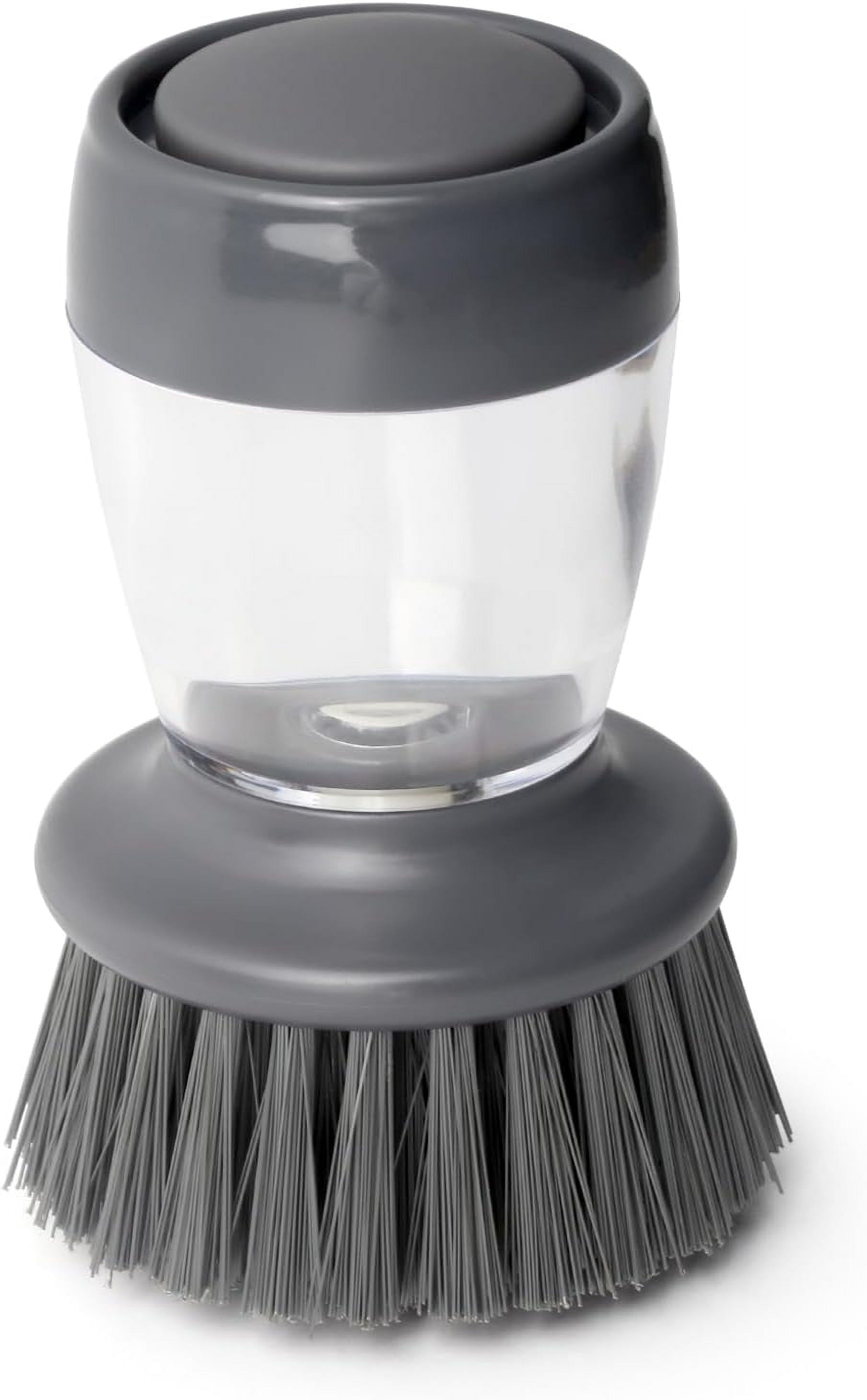 Pekkaxy Soap Dispensing Dish Scrubber – Ergonomic Palm Brush for ...