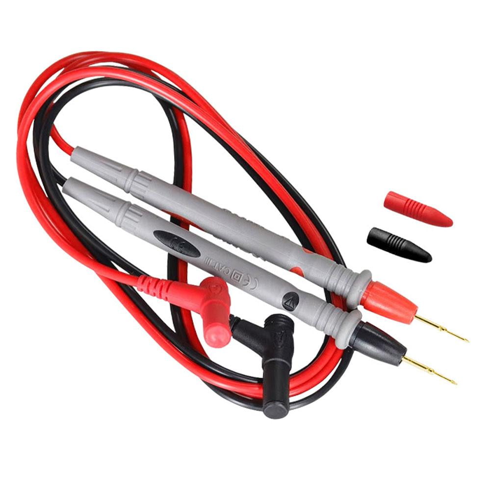 Pekkaxy Universal Multimeter Test Probe Kit, Sharp Banana Plug Leads ...