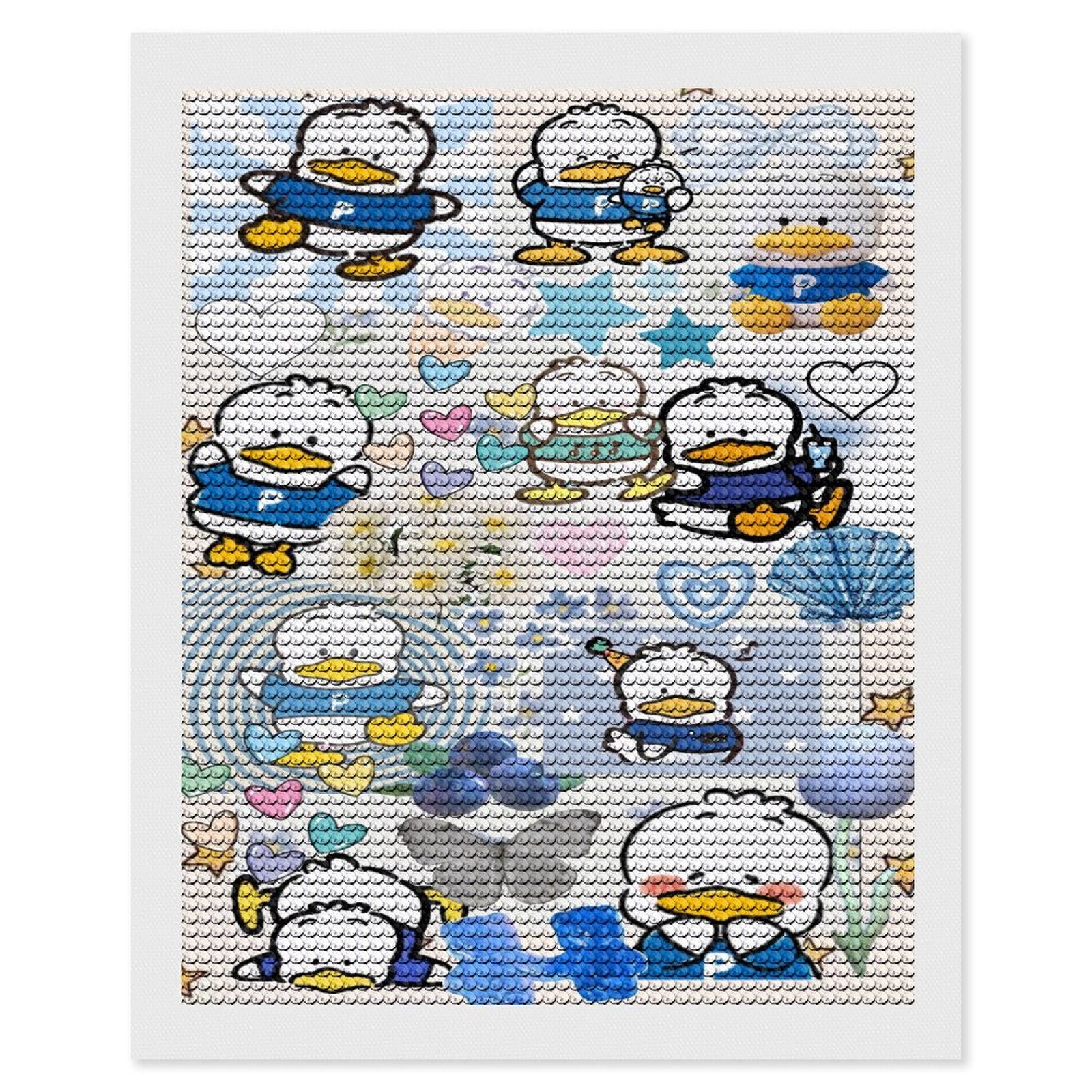 Pekkle Diamond Art Painting Kits, Cartoon Gem Dots Painting for Kids ...