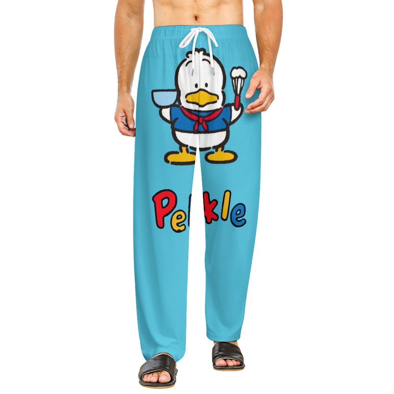 Pekkle Pajama Pants for Men Women Funny All Over Print Adult Couple ...