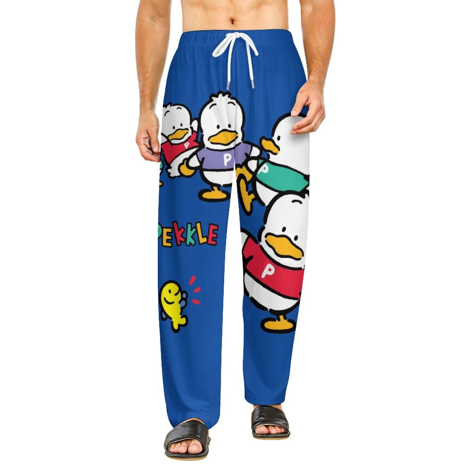 Pekkle Pajama Pants for Men Women Funny All Over Print Adult Couple ...