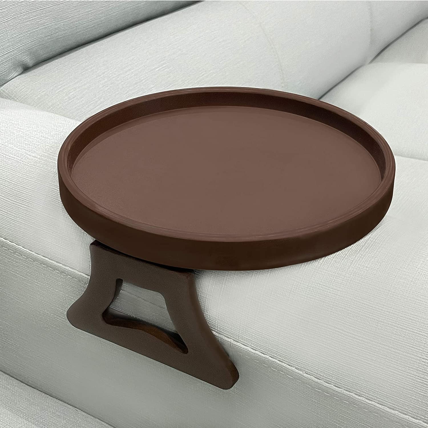 Pekokavo Sofa Arm Clip Tray, Side Table for Remote Controls/Drinks ...