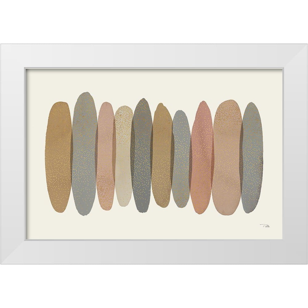 Pela 14x11 White Modern Wood Framed Museum Art Print Titled - Pastel ...
