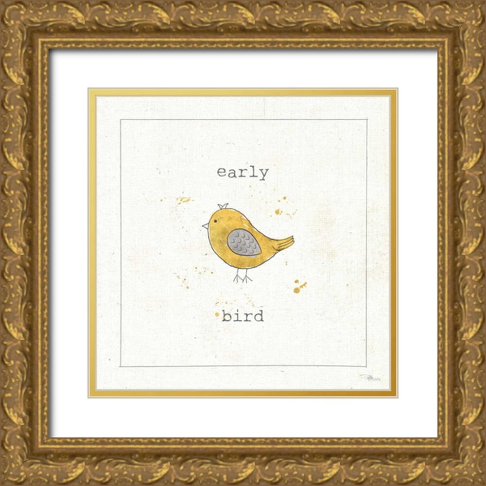 Pela Studio 15x15 Gold Ornate Wood Framed with Double Matting Museum ...