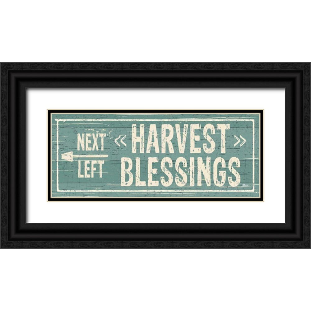 Pela Studio 18x10 Black Ornate Wood Framed with Double Matting Museum ...