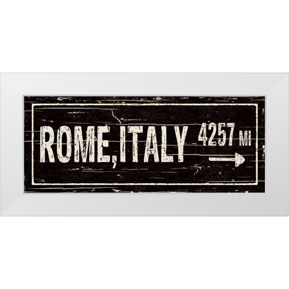 Pela Studio 18x10 White Modern Wood Framed Museum Art Print Titled ...