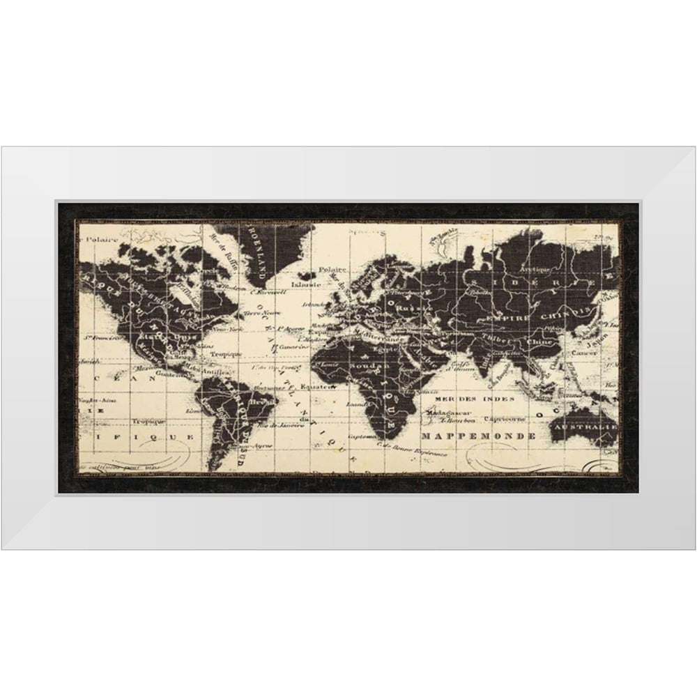 Pela Studio 18x11 White Modern Wood Framed Museum Art Print Titled ...