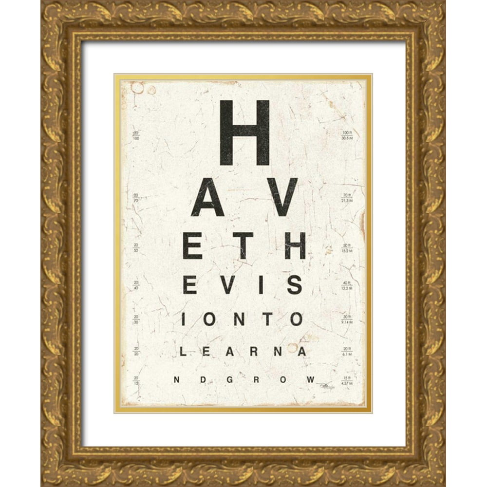 Pela Studio 19x24 Gold Ornate Wood Framed with Double Matting Museum ...