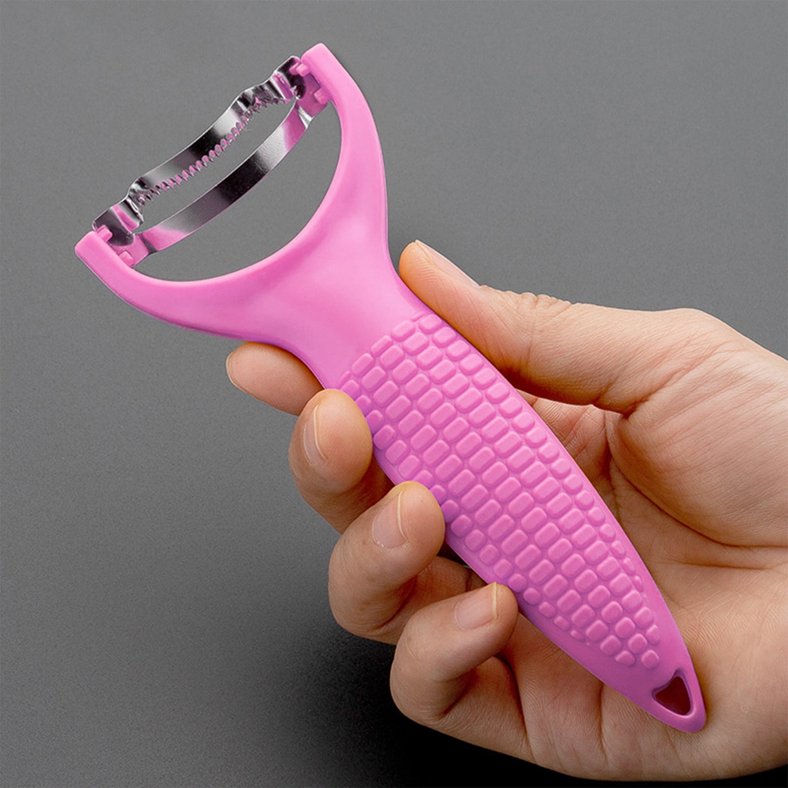 Pelador de maíz, herramienta para desgranar mazorcas de maíz, trilladora de maíz, extrae los ...