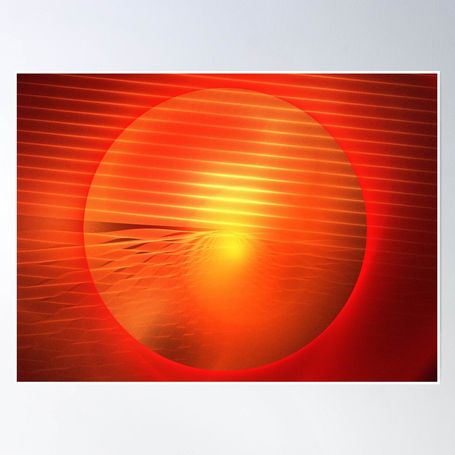 Pele Sphere Poster Wall Art, Modern Wall Decor, 12x18 UNFRAMED ...