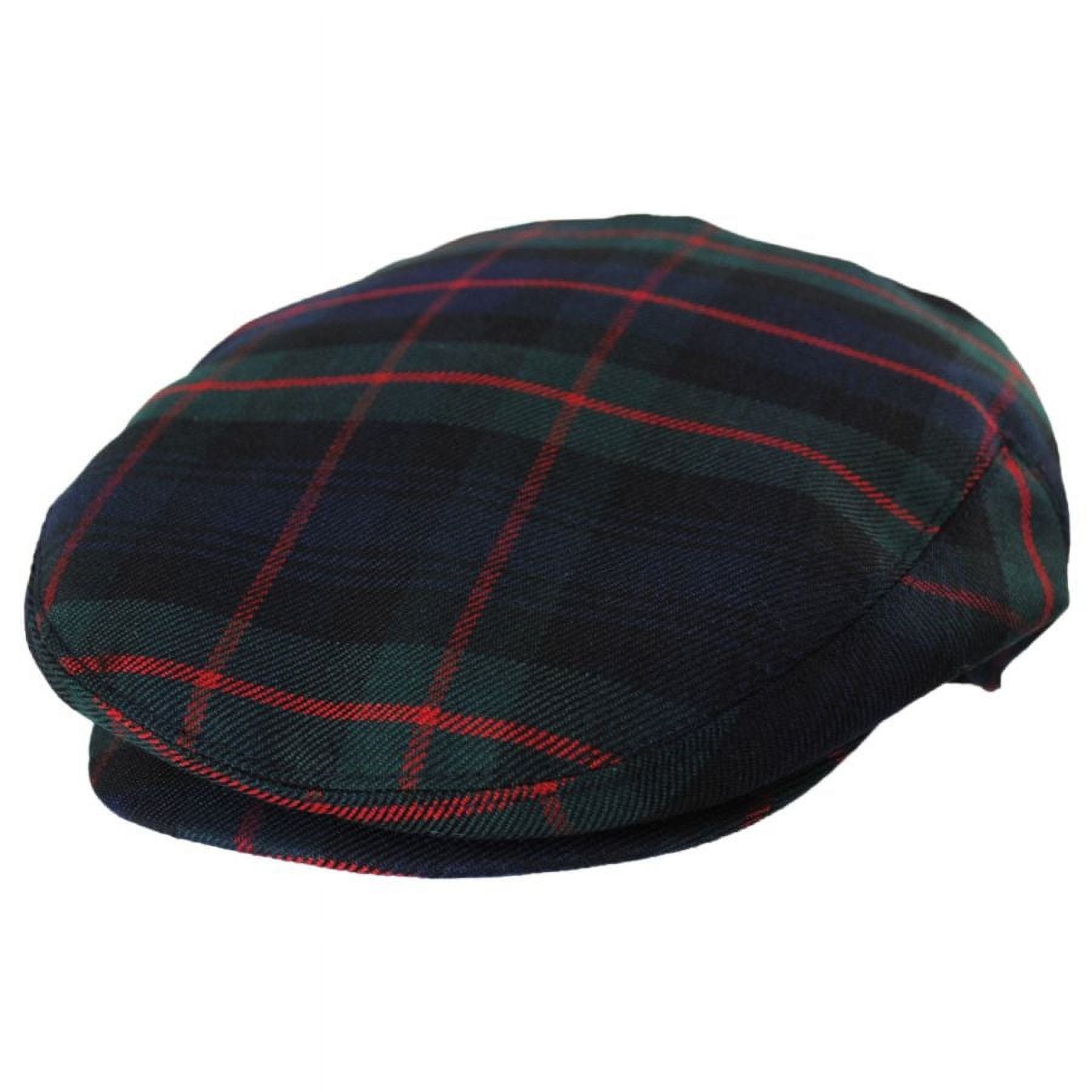 Pelham Plaid Wool Ivy Cap - M - Green/Black - Walmart.com