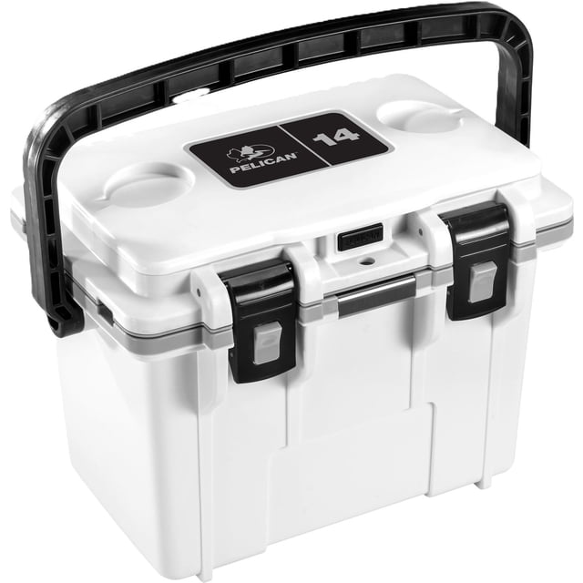 Pelican 14QT Elite Heavy Duty Cooler, Thick Polyurethane Walls, Dry Box ...