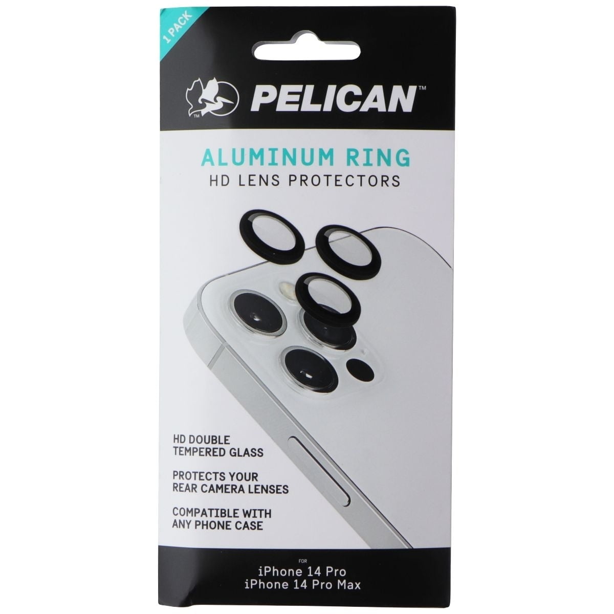 Pelican HD Camera Lens Cover - Aluminum Ring Protectors for iPhone 14 ...