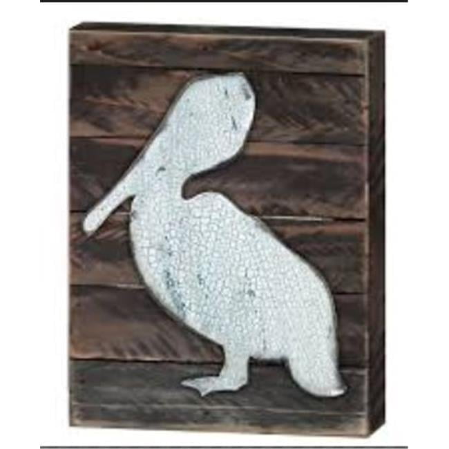 Pelican Art on Board Wall Decor - Walmart.com
