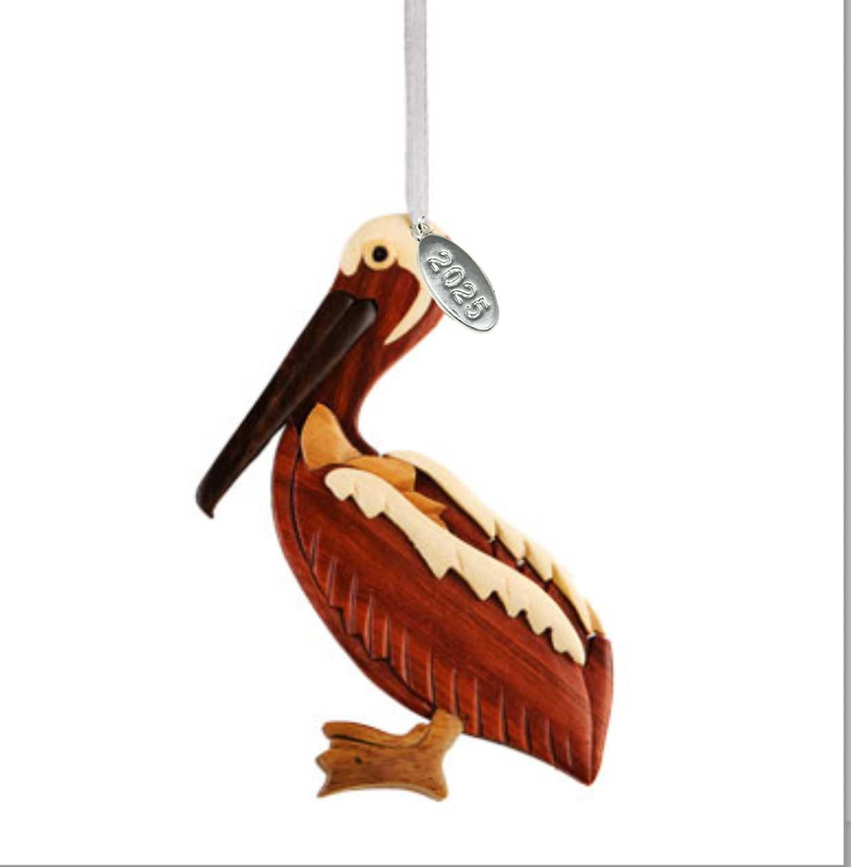 Pelican Christmas Ornament, Pelican Ornaments, Pelican Gifts, Coastal ...