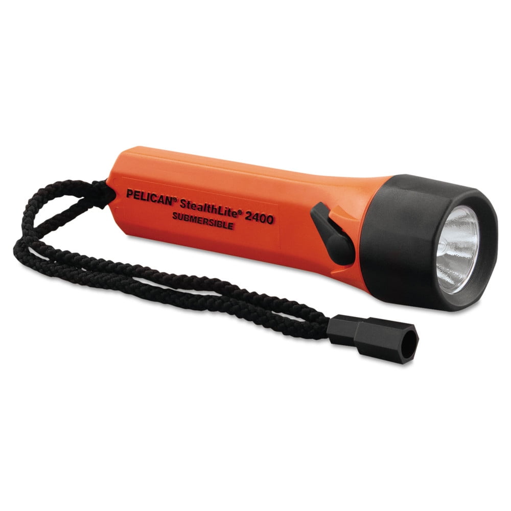 Pelican Products 2400-010-150 Stealthlite ABS Body Flashlight (Orange ...