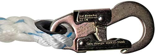 Pelican Rope 5/8" x 75' with Steel Snaphook Ends and Thimble Ends ...