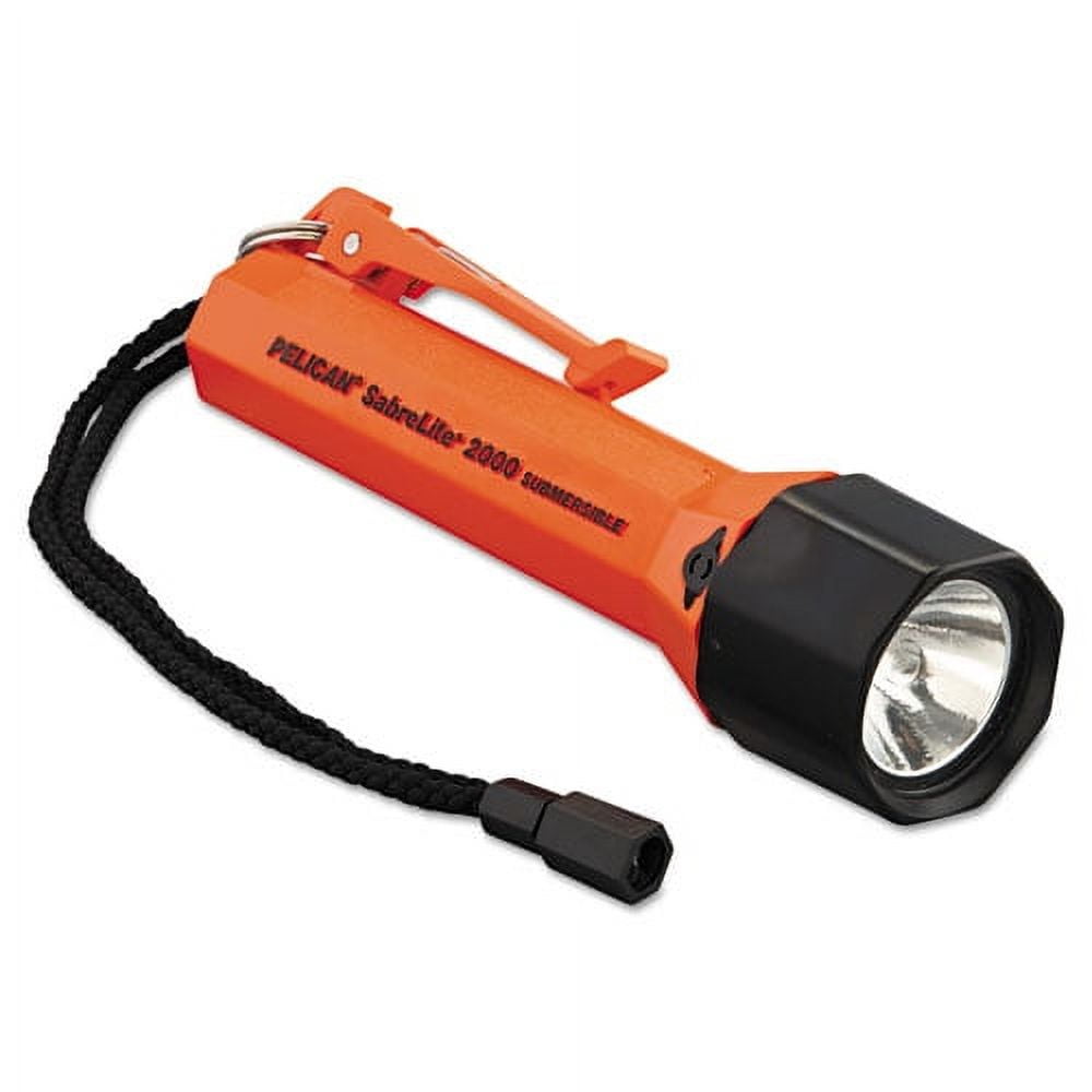 Pelican SabreLite 2000 Flashlight 3 C Orange 2000CORANGE - Walmart.com