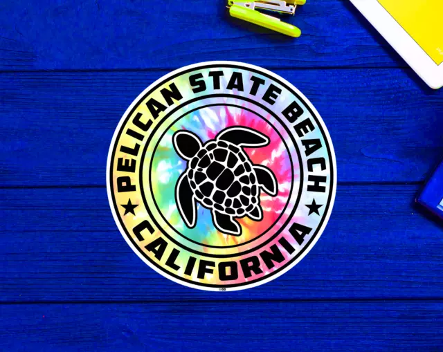 Pelican State Beach California Sea Turtle Ca Sticker Phone Decal Water ...