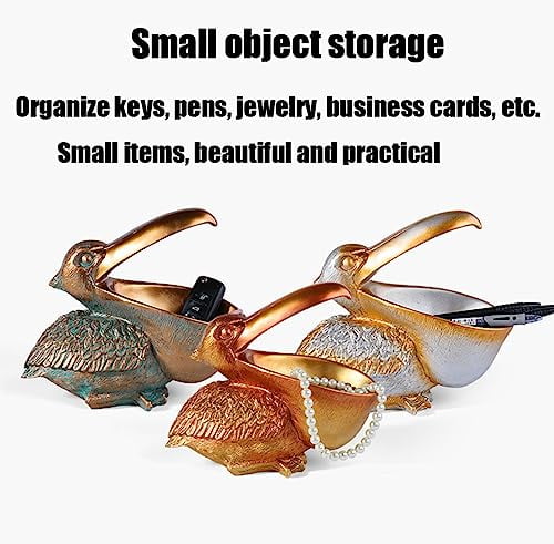 Pelican Statue Resin Birds Figurines Pelican Decor Toucan Decor, Key ...