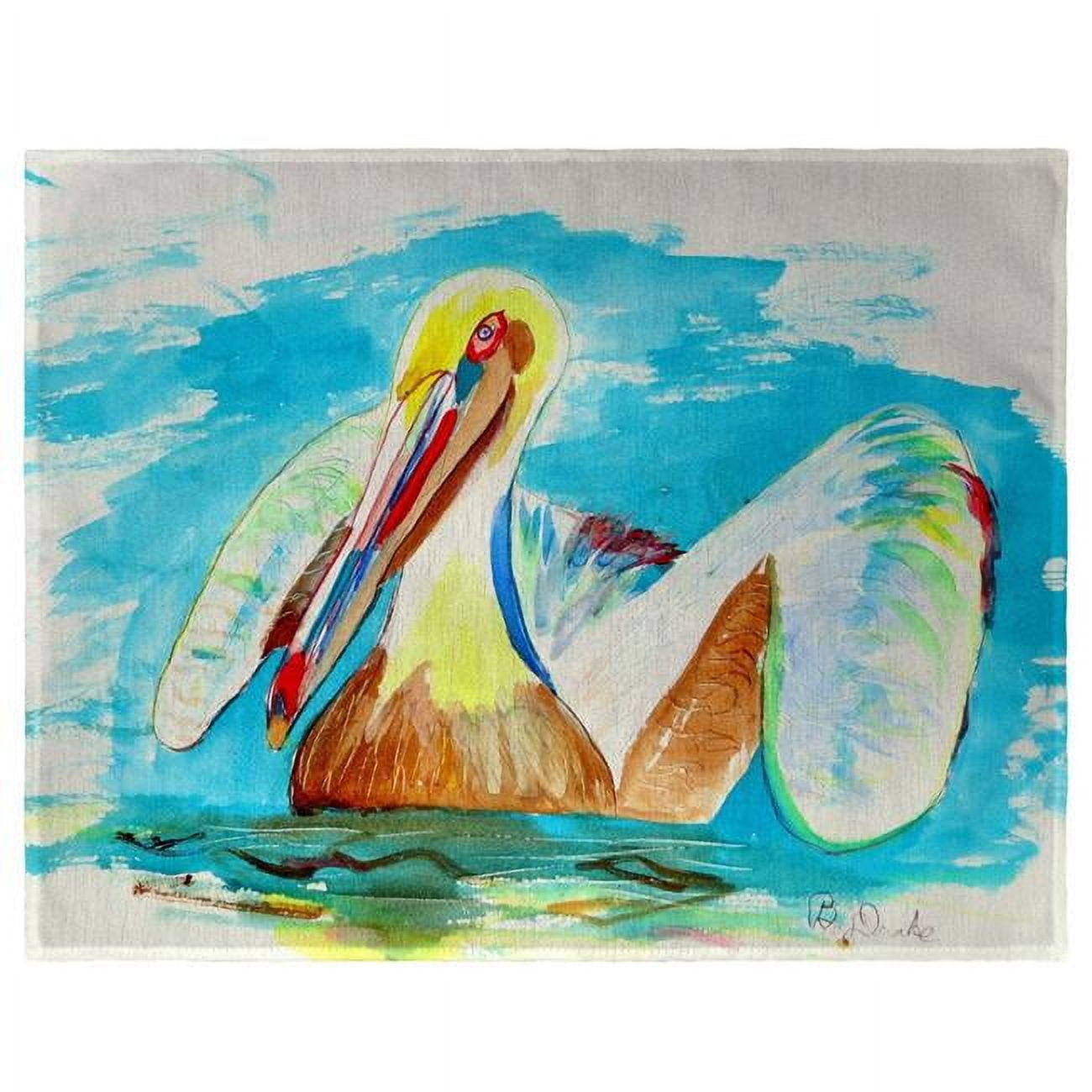 Pelican in Teal Place Mat - Set of 4 - Walmart.com
