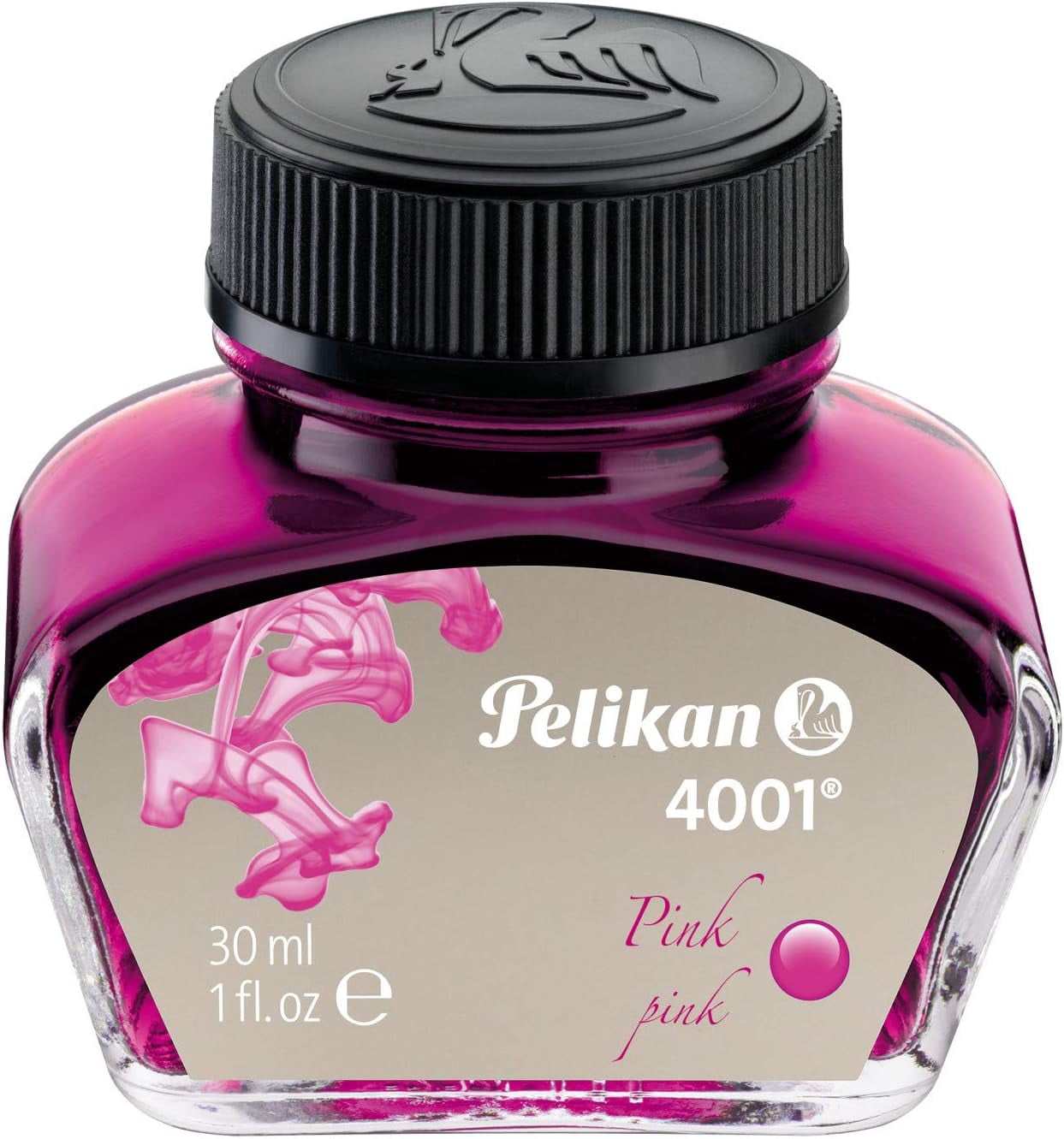 Pelikan 301343 Ink 4001 Brilliant Pink 30ml in Glass - Walmart.com