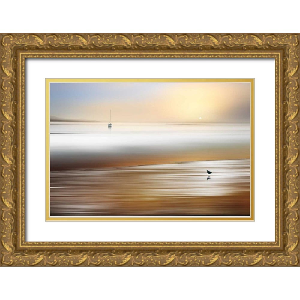 Pelkey, Marvin 14x11 Gold Ornate Wood Framed with Double Matting Museum ...