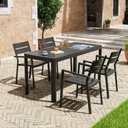 Boraam 5-Piece Brava Dining Set - Walmart.com
