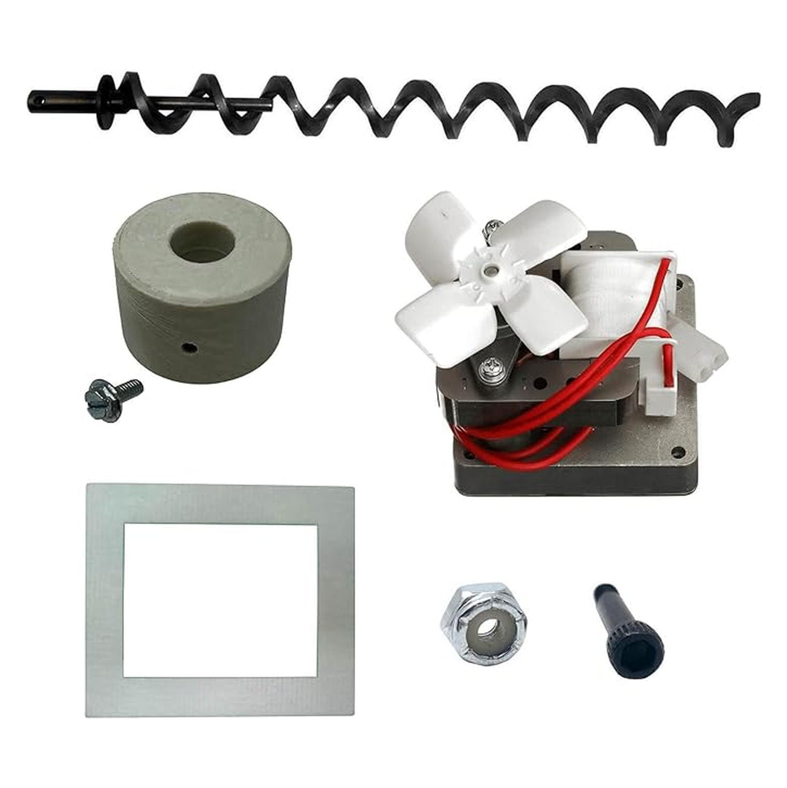 Pellet Grill 17" Auger Shaft & Motor Repair Kit Compatible with Certain ...