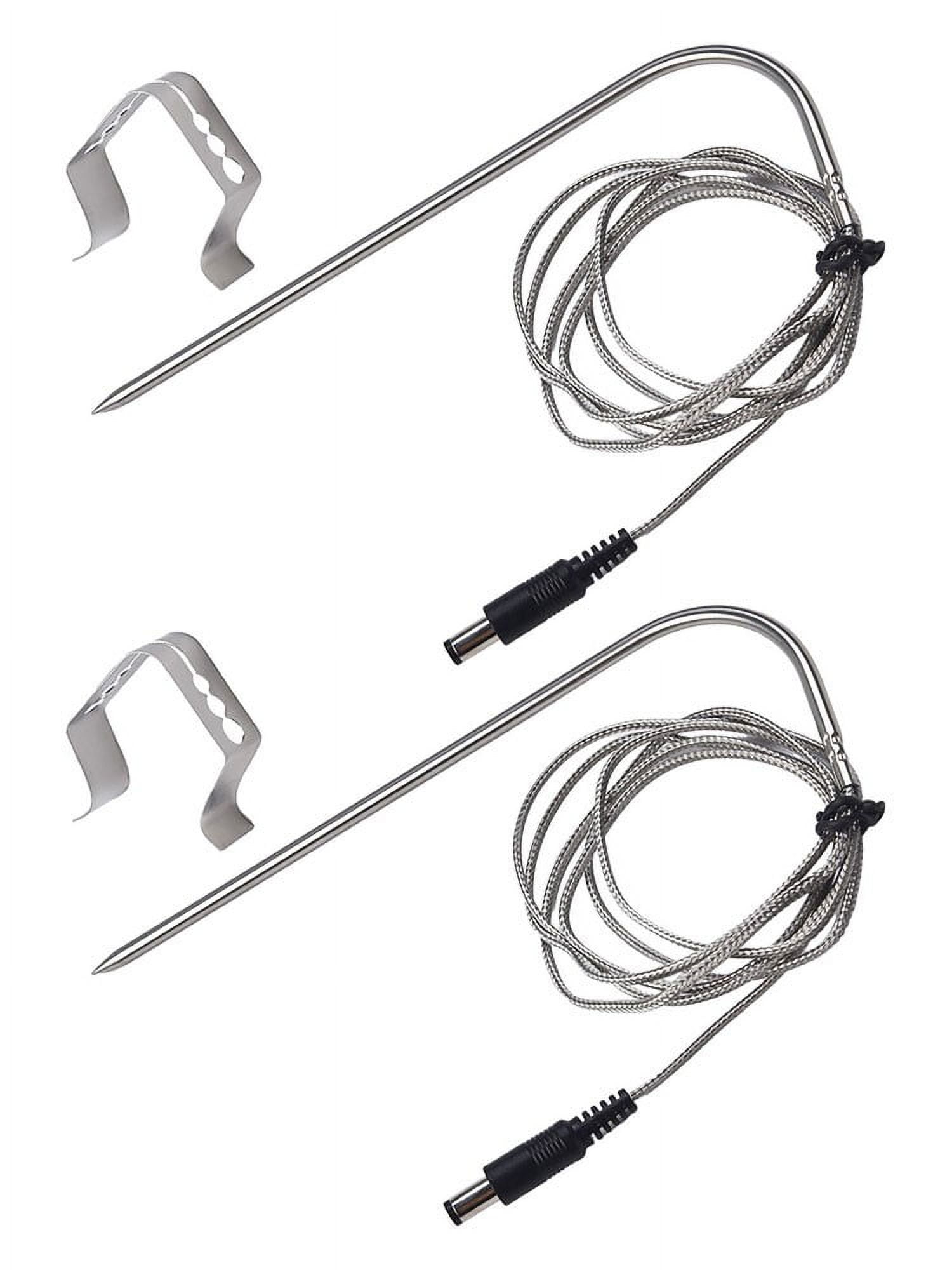 Pellet Grill Temperature Meat Probe Thermometer Replacment With Clips ...