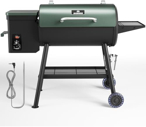 Pellet Smoker Grill Combo, 565 SQ.IN Cooking Area with PID Temperature ...