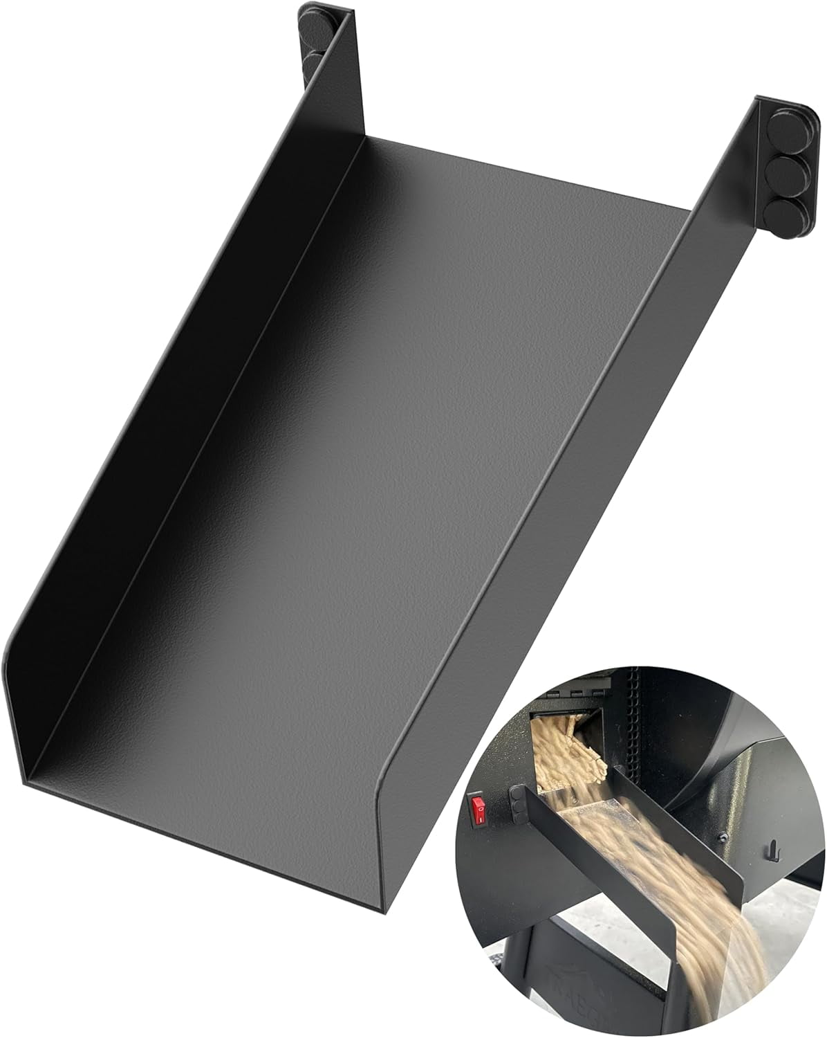 Pellet Smoker Magnetic Helper Chute: Effortless Pellet Collection ...