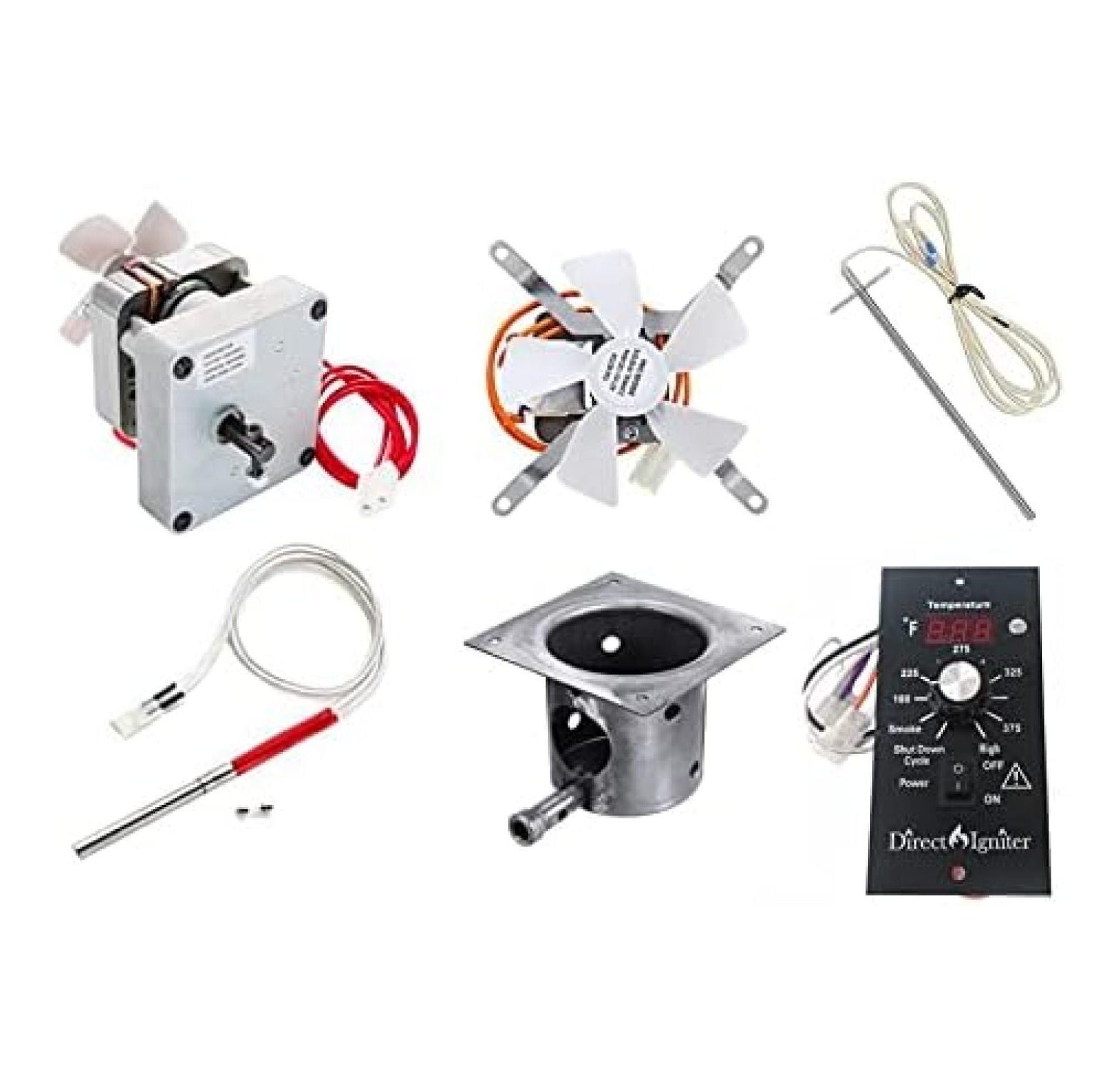 Pellet Stove Full Rebuild Kit with Auger Motor, Fan, Hot Rod, RTD ...