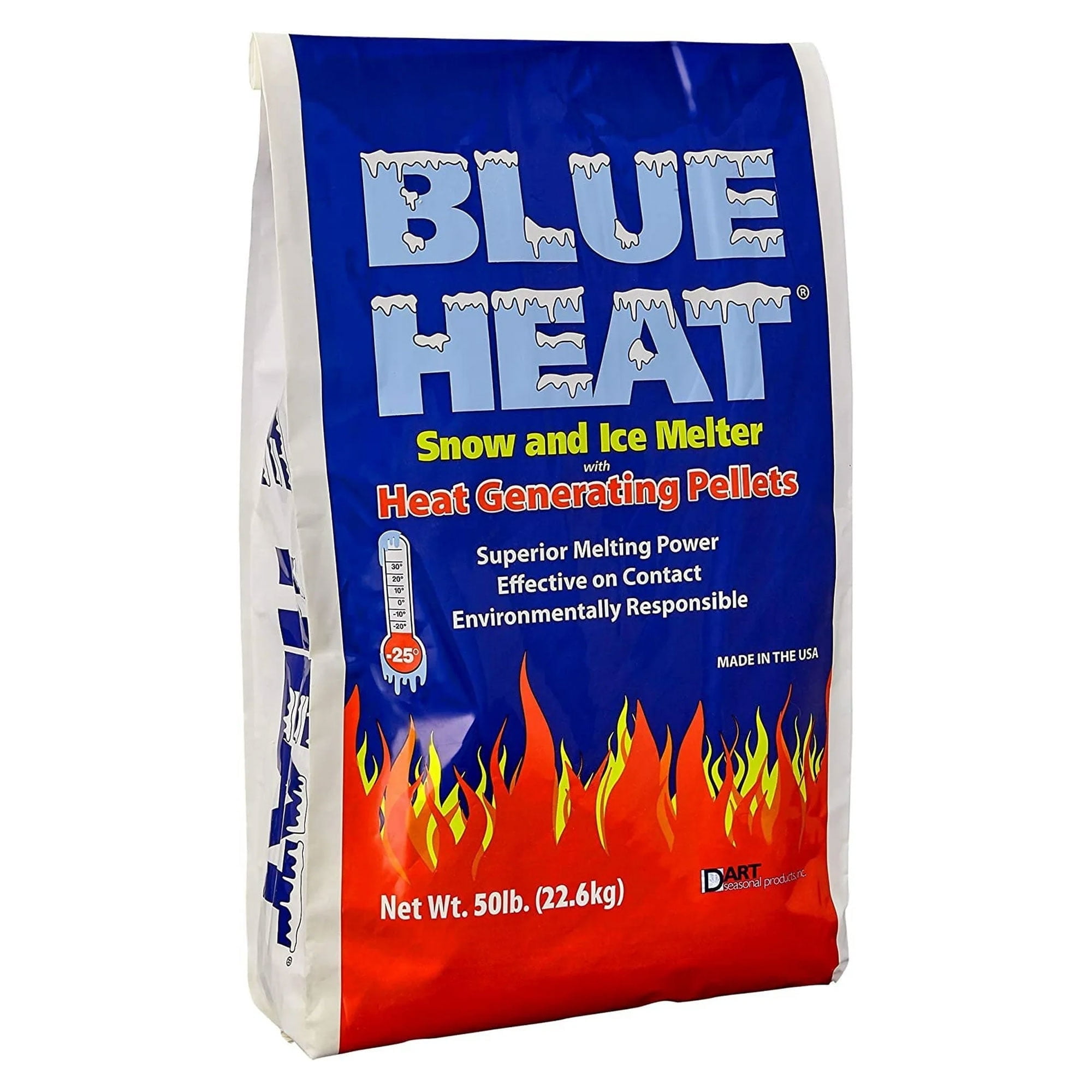 Snow Joe Blue Heat Snow & Ice Melter, Heat Pellets, Non-Staining, 20 lb ...