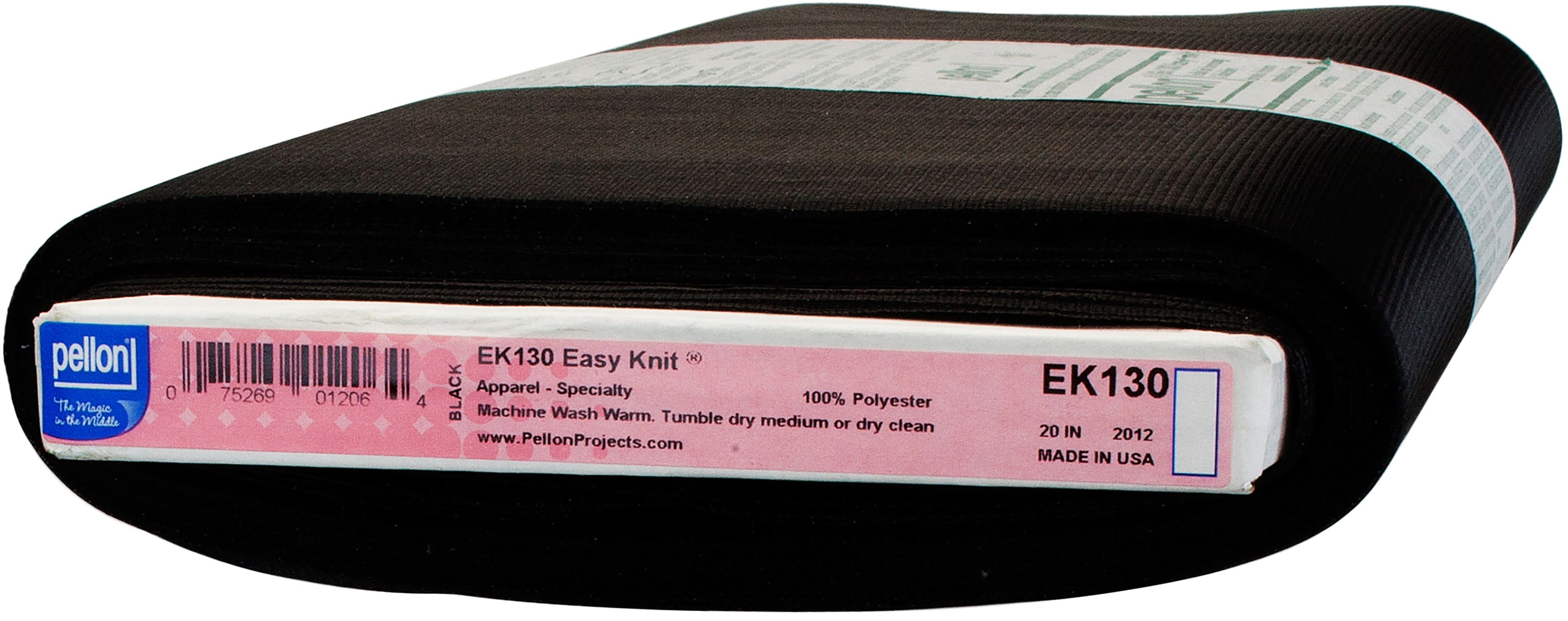 Pellon Easy-Knit Fusible Interfacing-Black 20"X10yd - Walmart.com