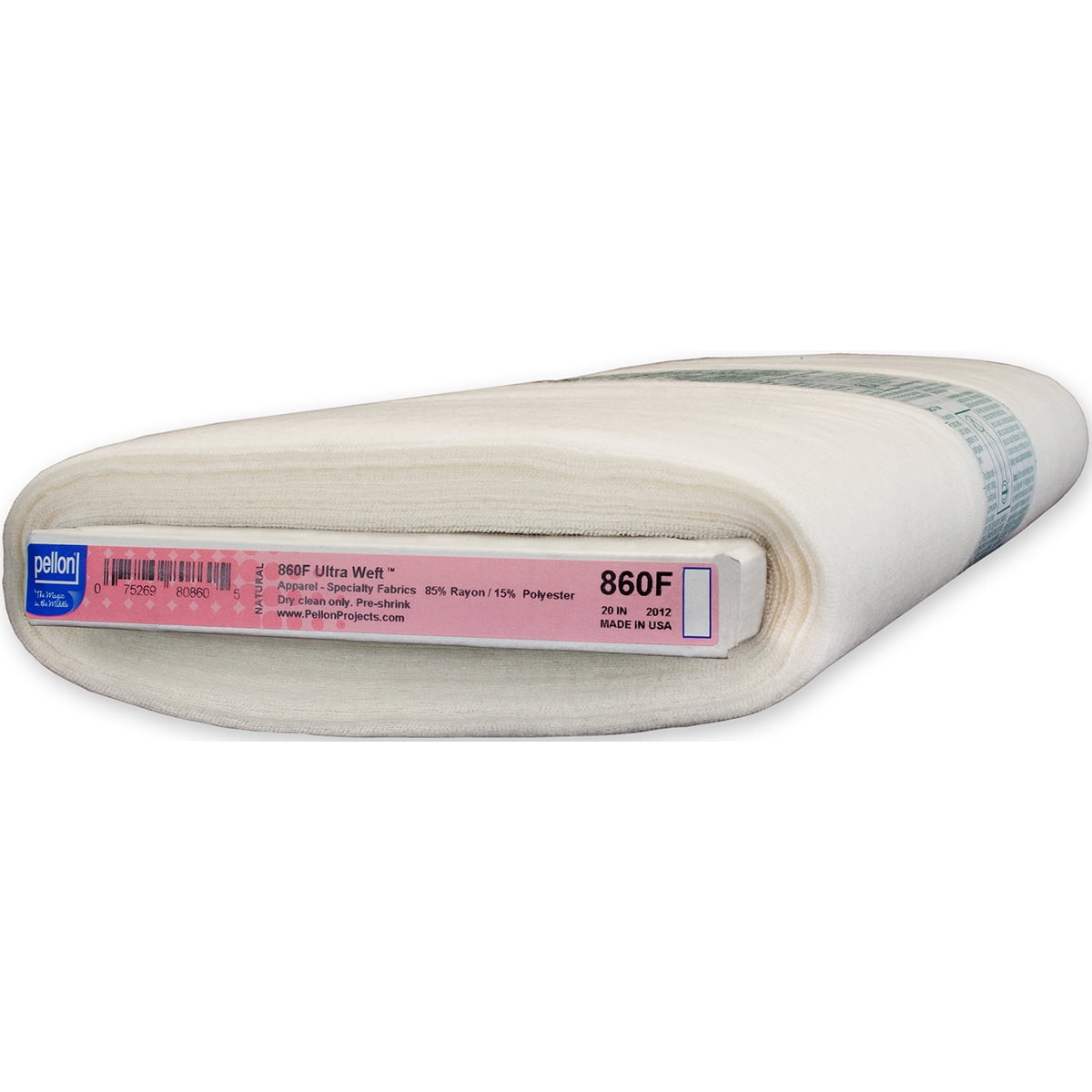 Pellon Weft Fabric Interfacing, off-White 20" x 25 Yards by the Bolt ...