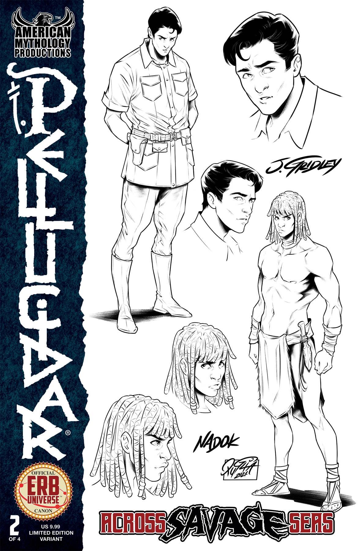 Pellucidar Across Savage Seas #2 Cvr B Character Design Ltd American ...